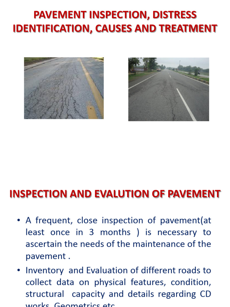 Pavement Inspection 2016 | PDF