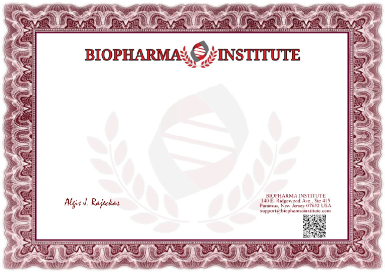 Certificate - of - Completion GMP | PDF