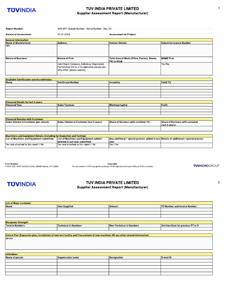 Check List | PDF