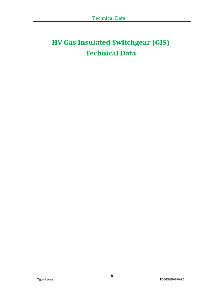 145kV Gis Technical Data For Mobile Substations | PDF