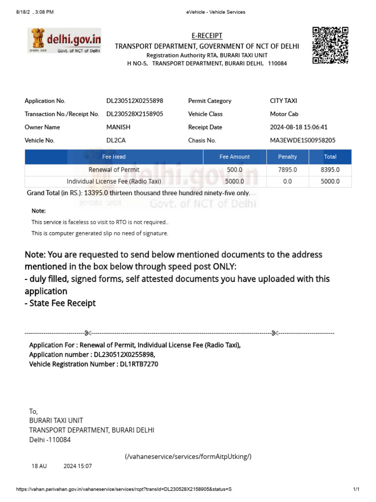 Permit Renewal Fees | PDF