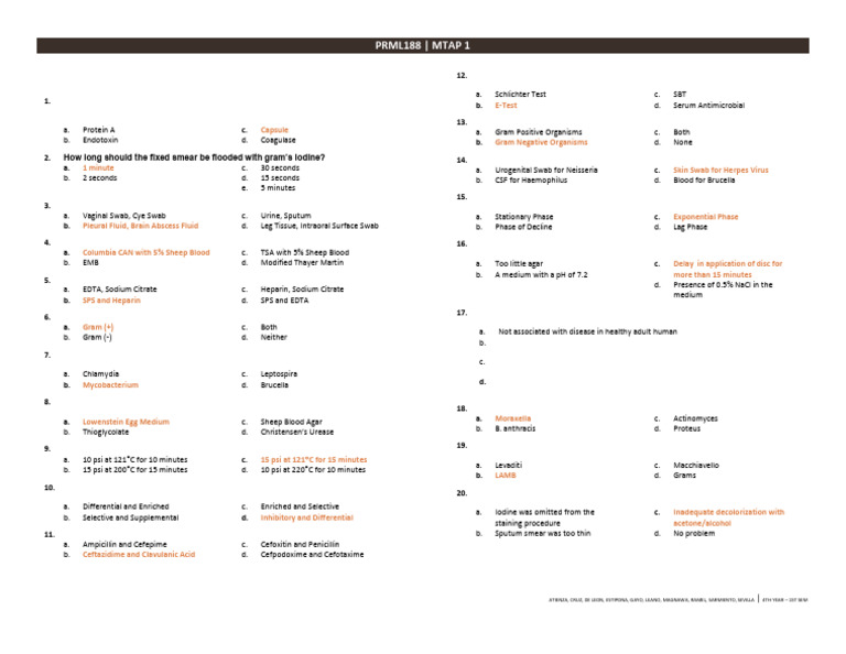 Review Questions Part 1 | PDF