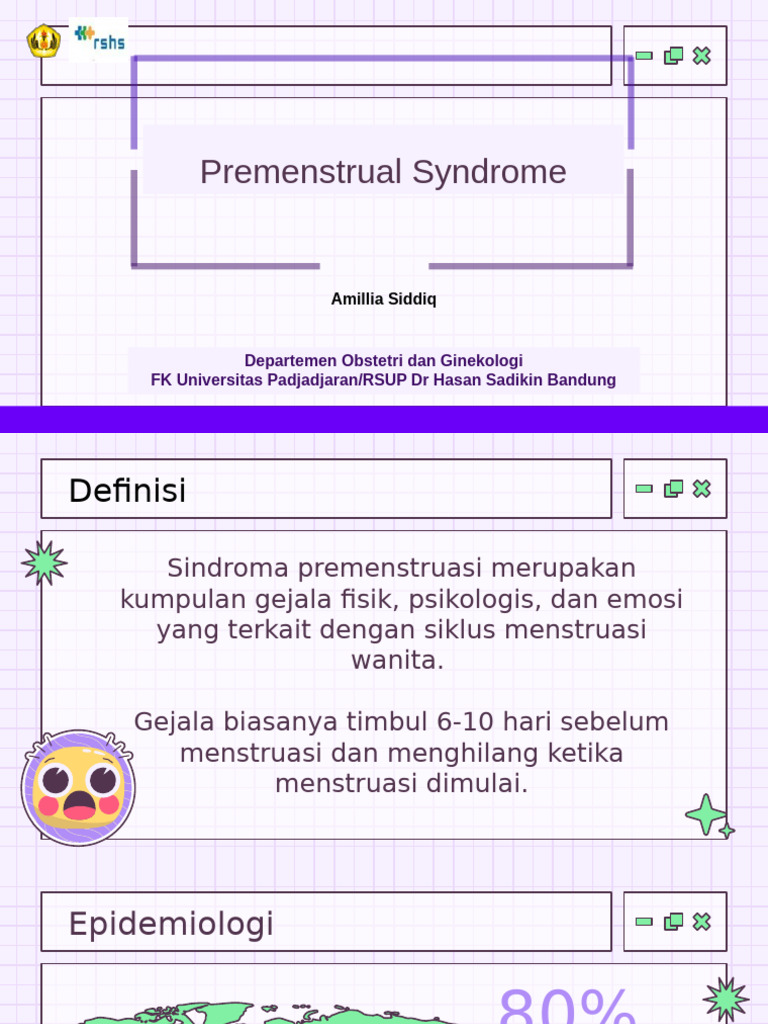 Premenstrual Syndrome - Dr. AS | PDF