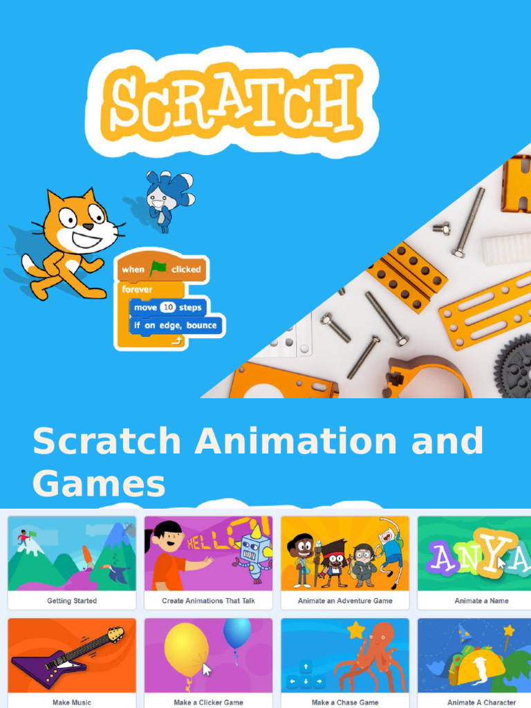 Lesson1. Scratch Introduction | PDF