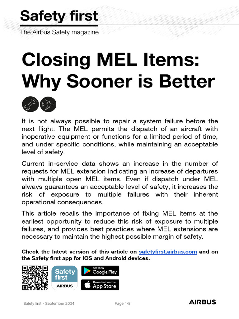 Closing Mel Items Why Sooner Is Better | PDF