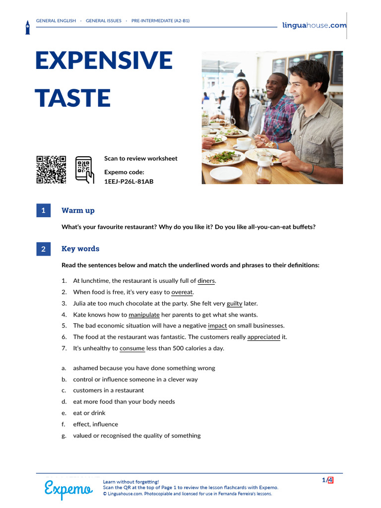 expensive-taste-british-english-student | PDF