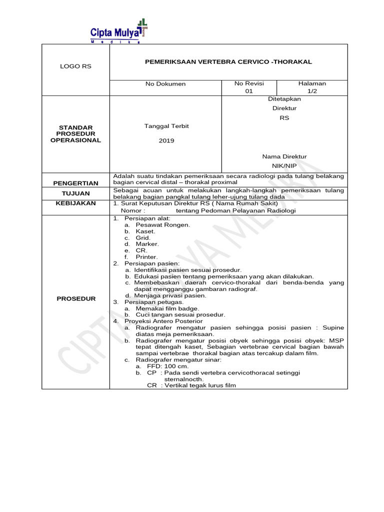 SPO Thorakal | PDF