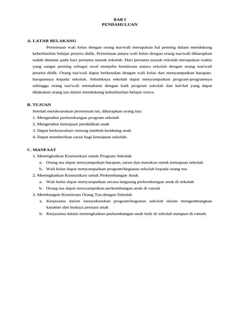 Laporan Rapat Program Kerja | PDF