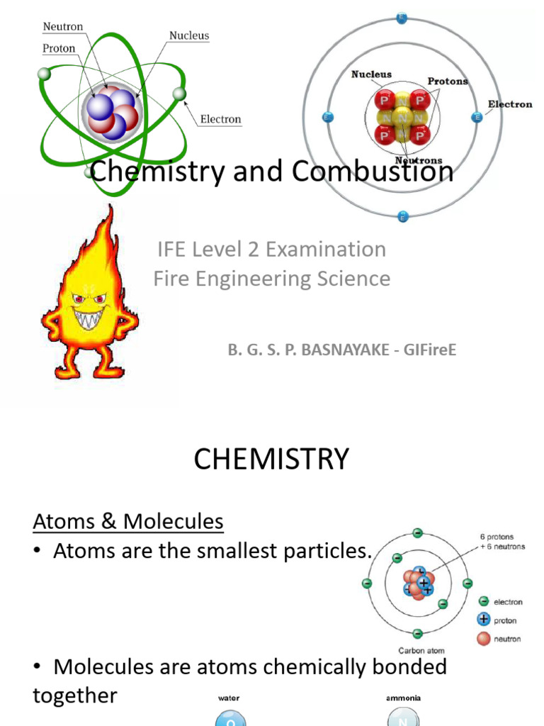 Chemistry and Combustion: IFE Level 2 Examination Fire Engineering Science | PDF