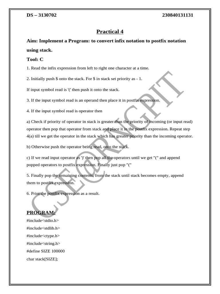 Practical 4 v1 S | PDF
