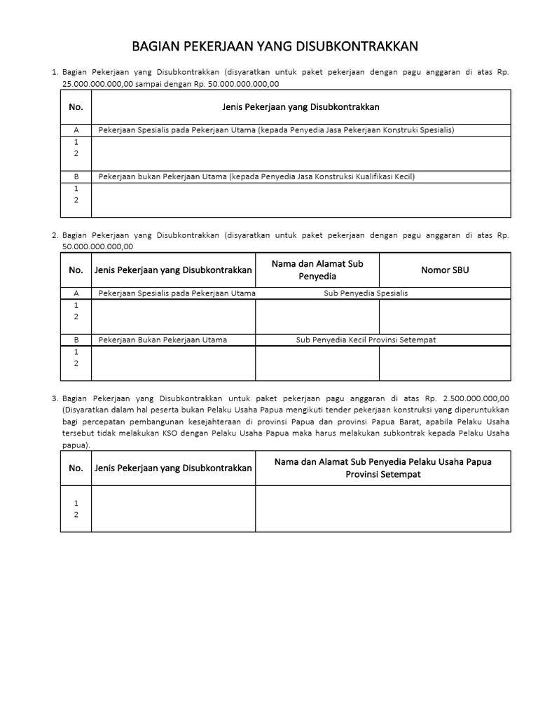 Bentuk Formulir Penyampaian Tingkat Komponen Dalam Negeri | PDF