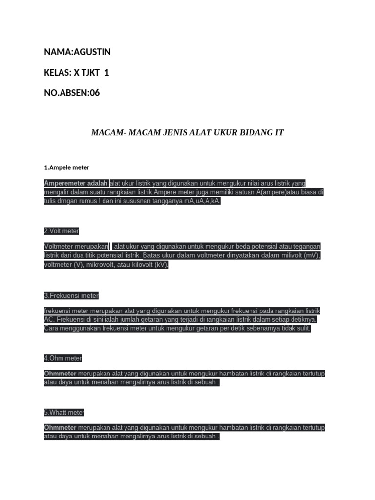 Agustin X TJKT 1 | PDF