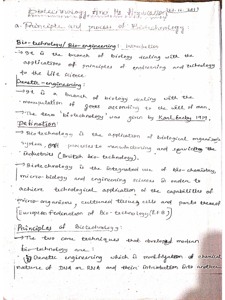 +2 Biotech-1 | PDF