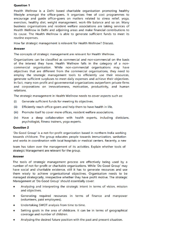 Chap 1 Ques For SM CA | PDF