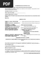 Manufacturer's Declaration Template | PDF | Finance & Money Management