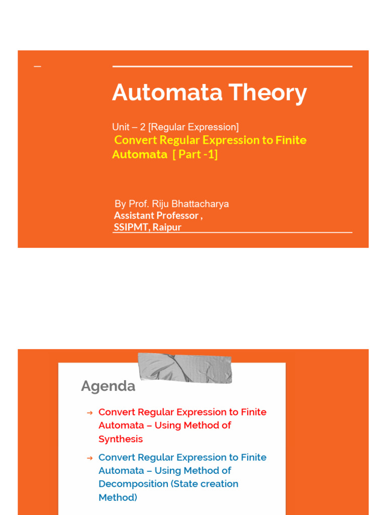 6 Convert RE To FA TOC Part 1 | PDF