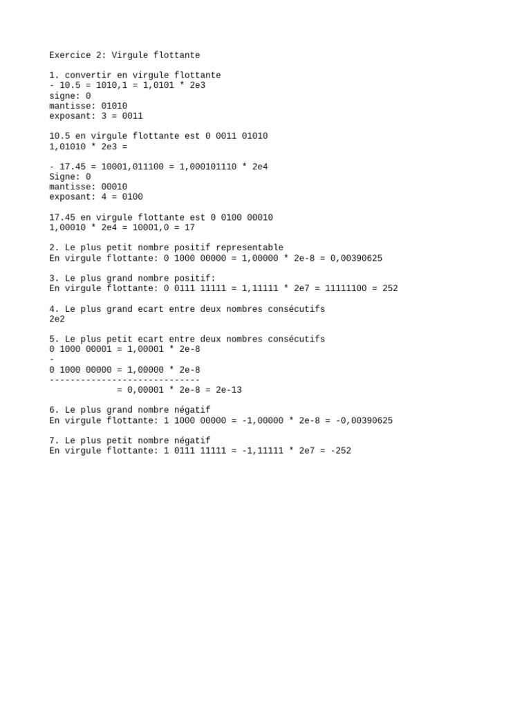 correction_exercice _virgule_flottante | PDF
