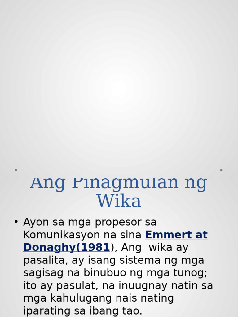 Kasaysayan NG Wika Teorya | PDF