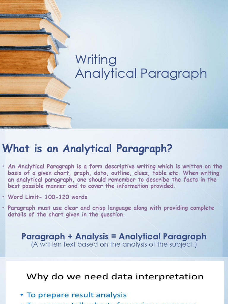 Analytical Paragraph - New | PDF