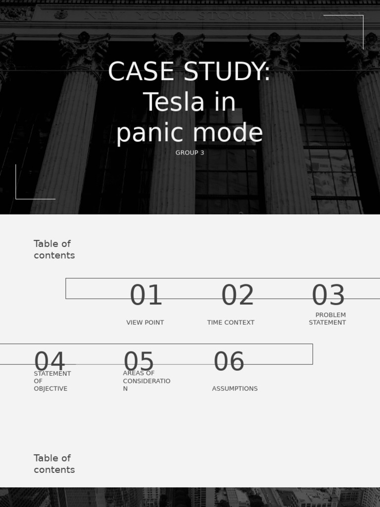 Case Analysis Group 3 Tesla | PDF