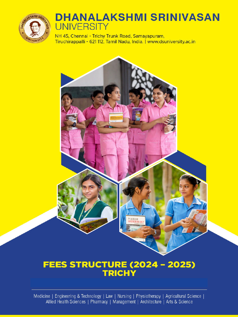 DSU Fees Structure 2024 - 01 | PDF