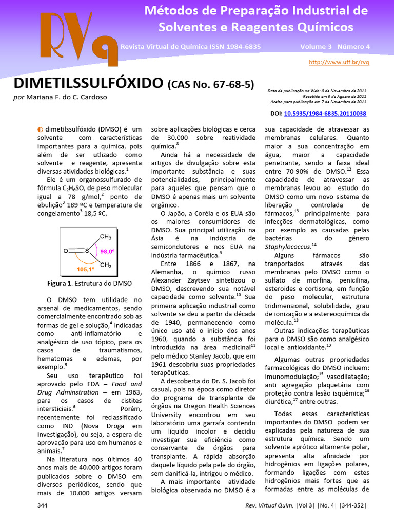 Dmso - Dimetilsulfóxido | PDF