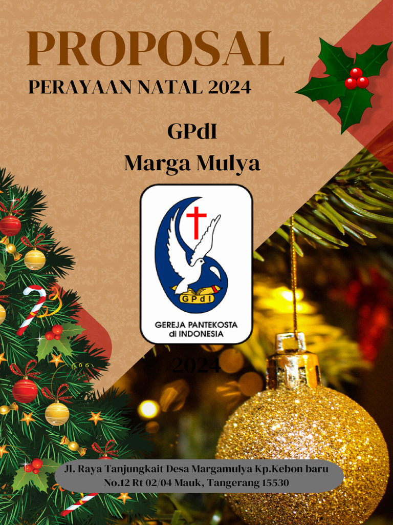 Proposal Natal GPdI Marga Mulya 2024 | PDF