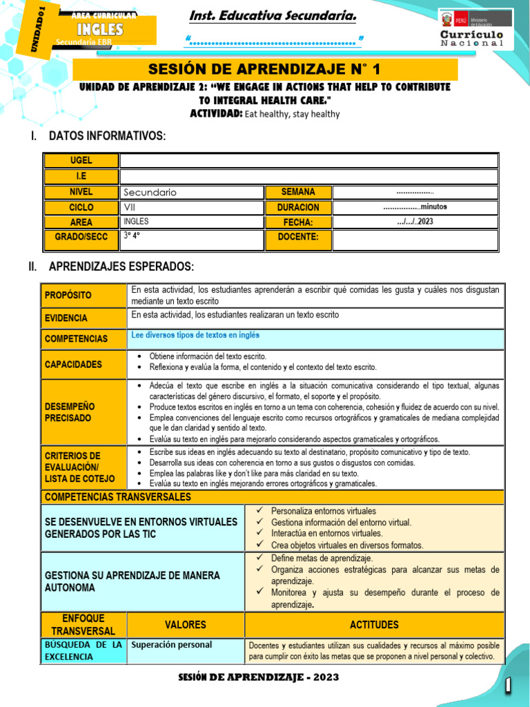 SES_ACT_01-INGLES-U2 | PDF