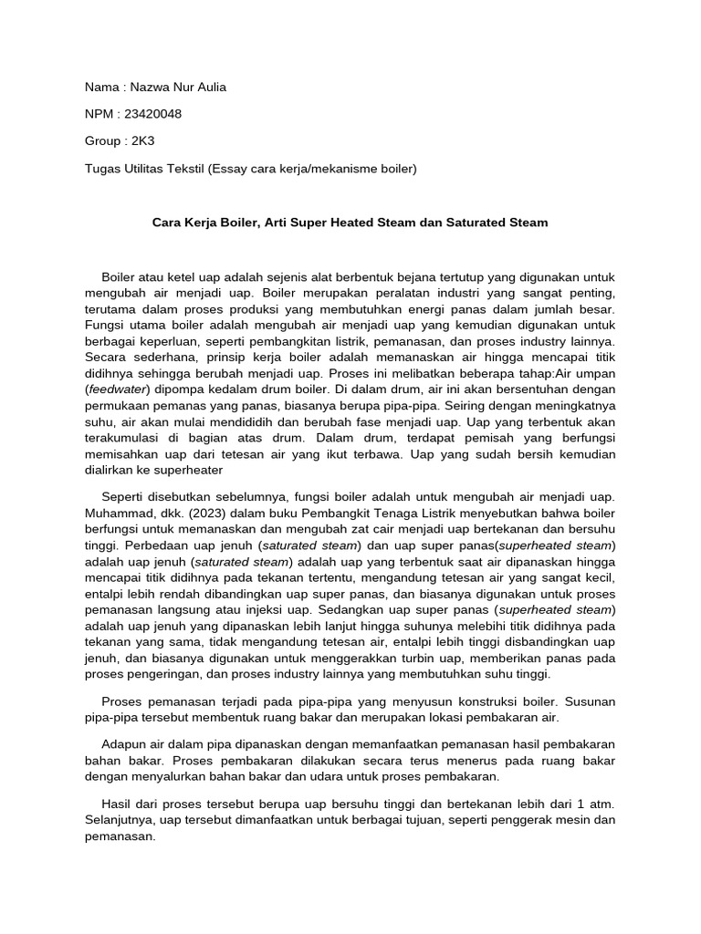 Nazwa Nur Aulia - Utilitas | PDF