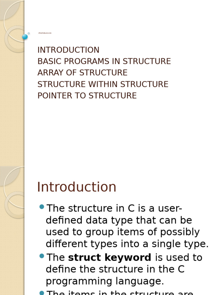 Structure and Union | PDF