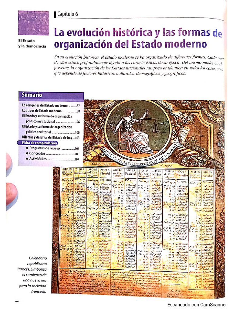 La Evoluci-N Hist-Rica y Las Formas de Organizaci-N Del Estado Moderno | PDF