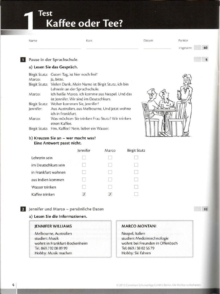 Studio 21 A1 Testheft Scan PDF Free | PDF