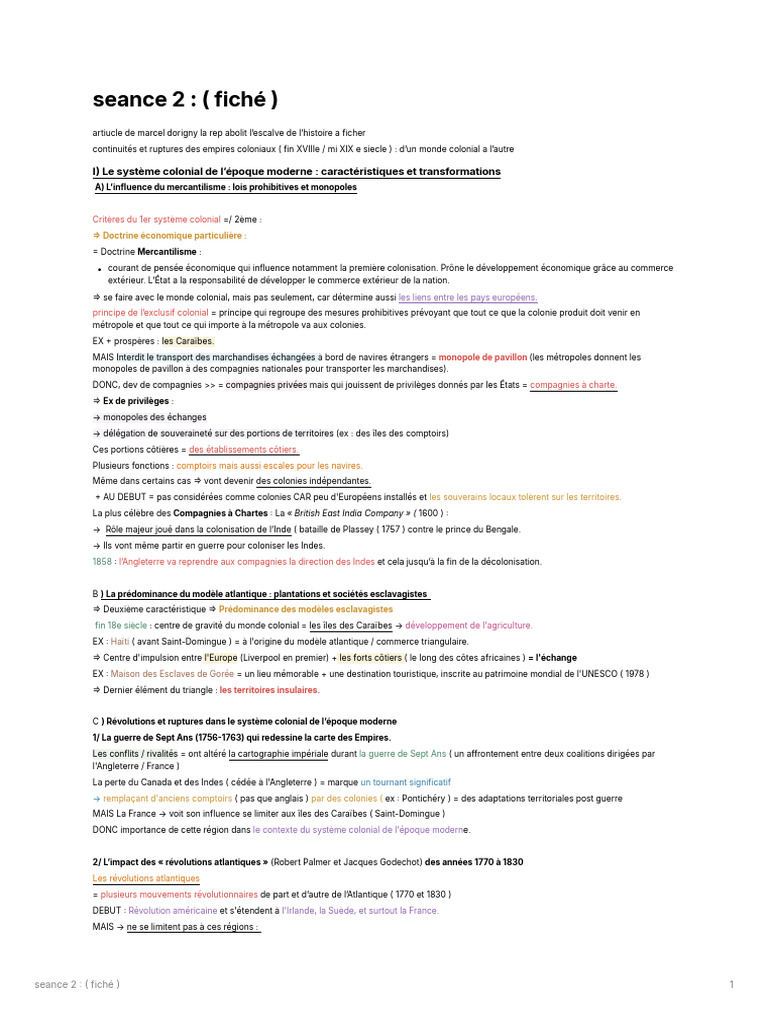 Seance 2 Histoire | PDF