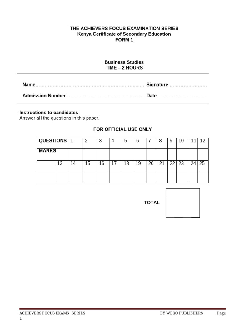 F1 Business QN | PDF