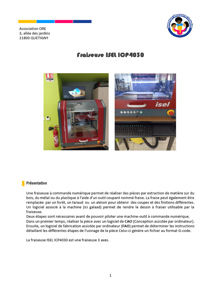 Fraiseuse ISEL | PDF