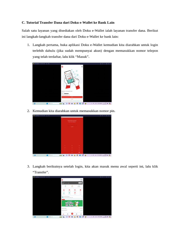 tutorial doku e wallet | PDF