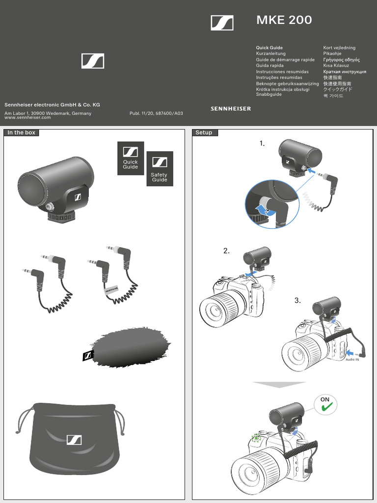 MKE 200 Quick Guide 11 2020 | PDF