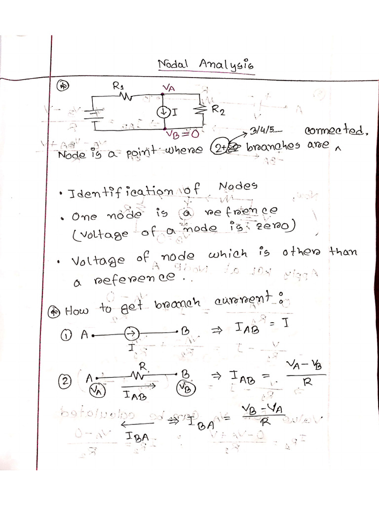 Eee (Node & Mesh Analysis) | PDF