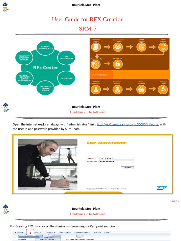 Creation of Service RFX and Approval Process | PDF