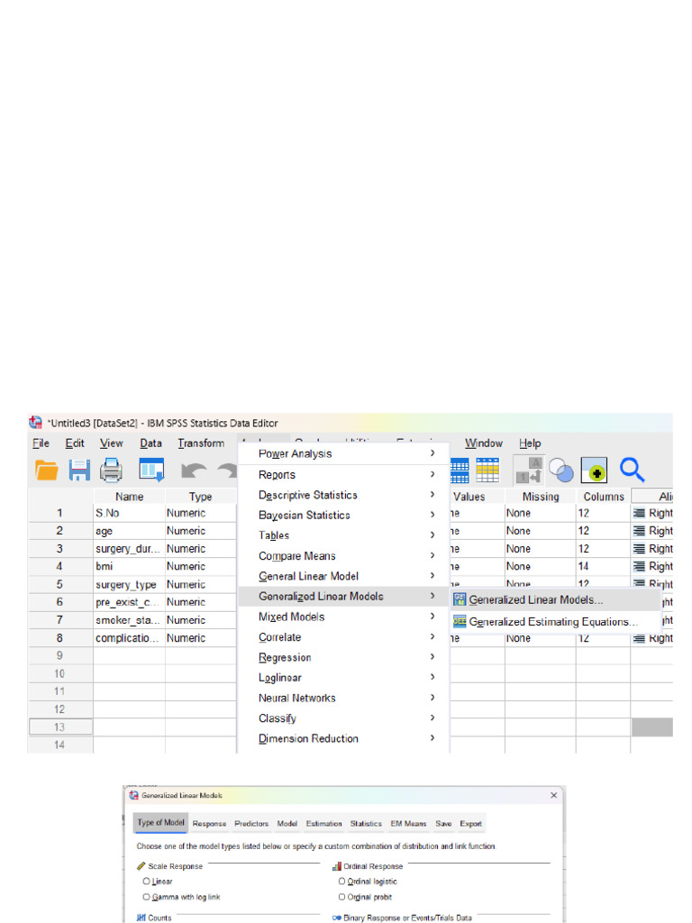 Poisson Regression SPSS Screenshots | PDF