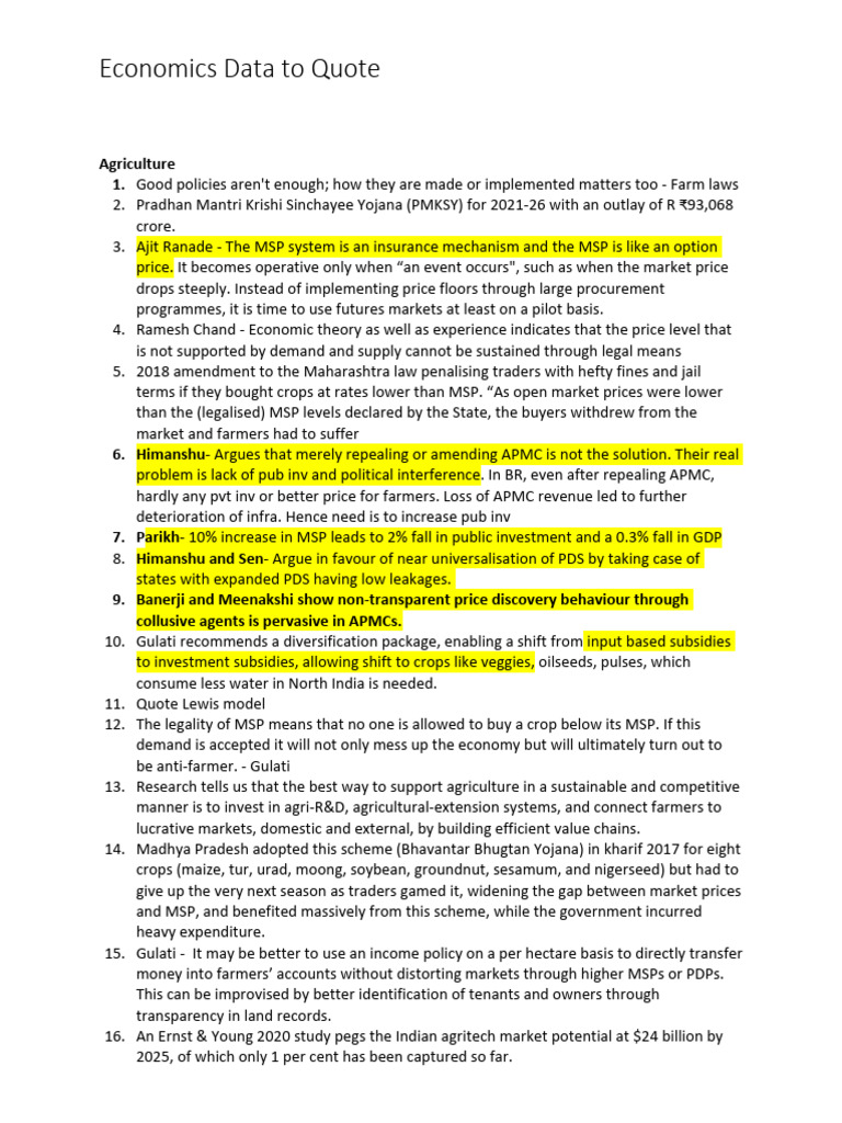 Economics Data Bank | PDF