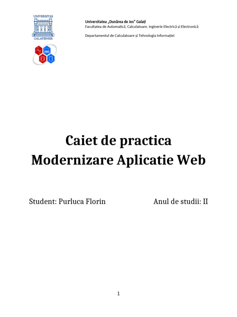 Caiet Practica | PDF