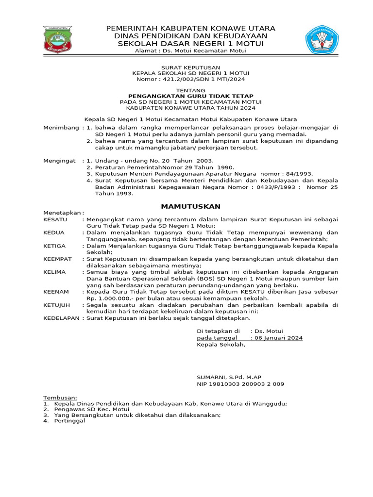 SK GTT SDN 1 Motui | PDF