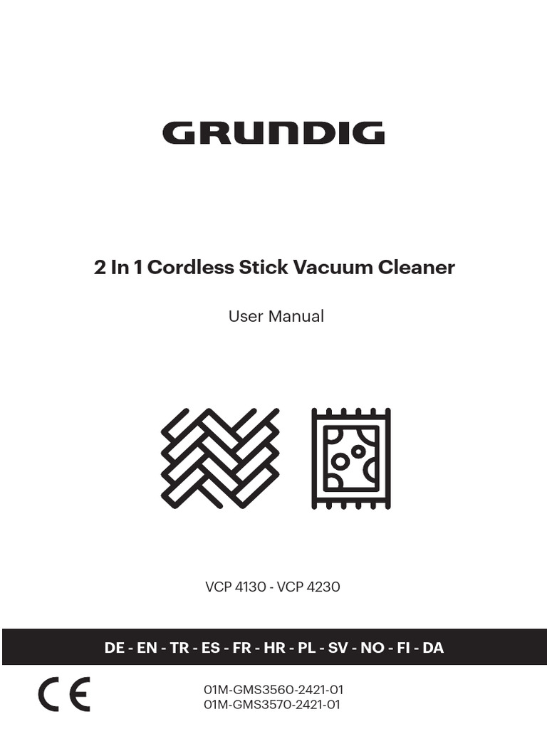 Grundig VCP 4230 Vacuum Cleaner | PDF