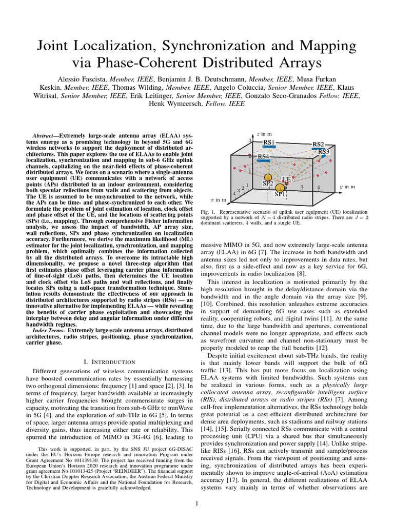 Joint Localization Synchronization And Mapping Via Pdf Matrix Mathematics Reflection