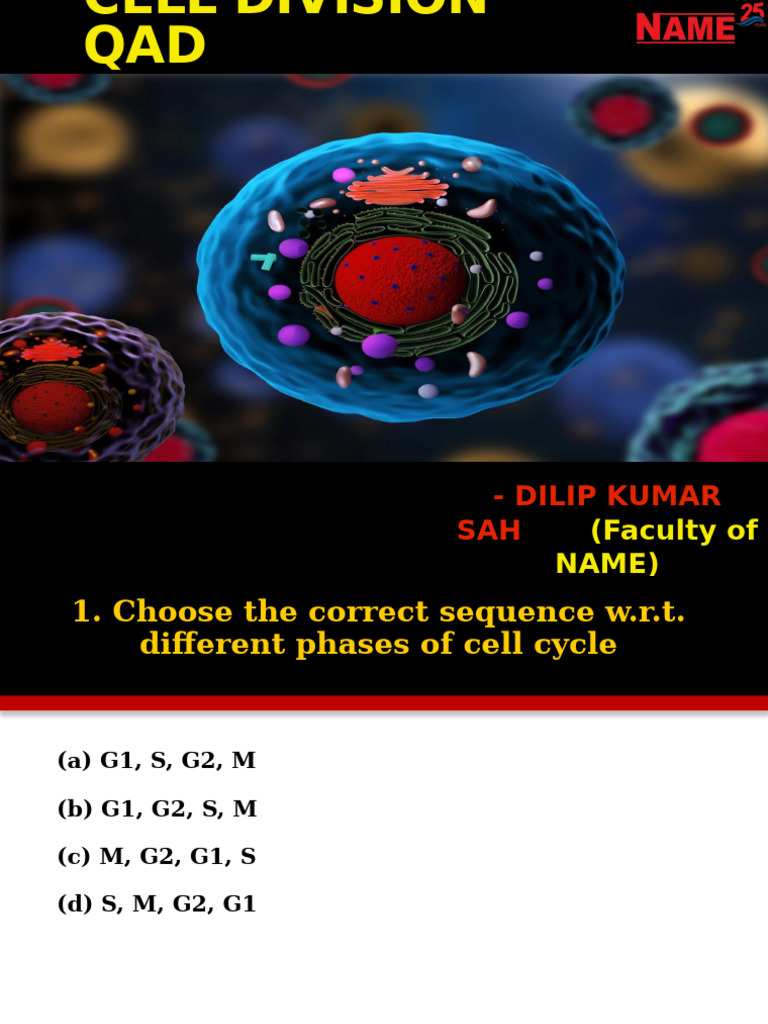 Cell Division | PDF