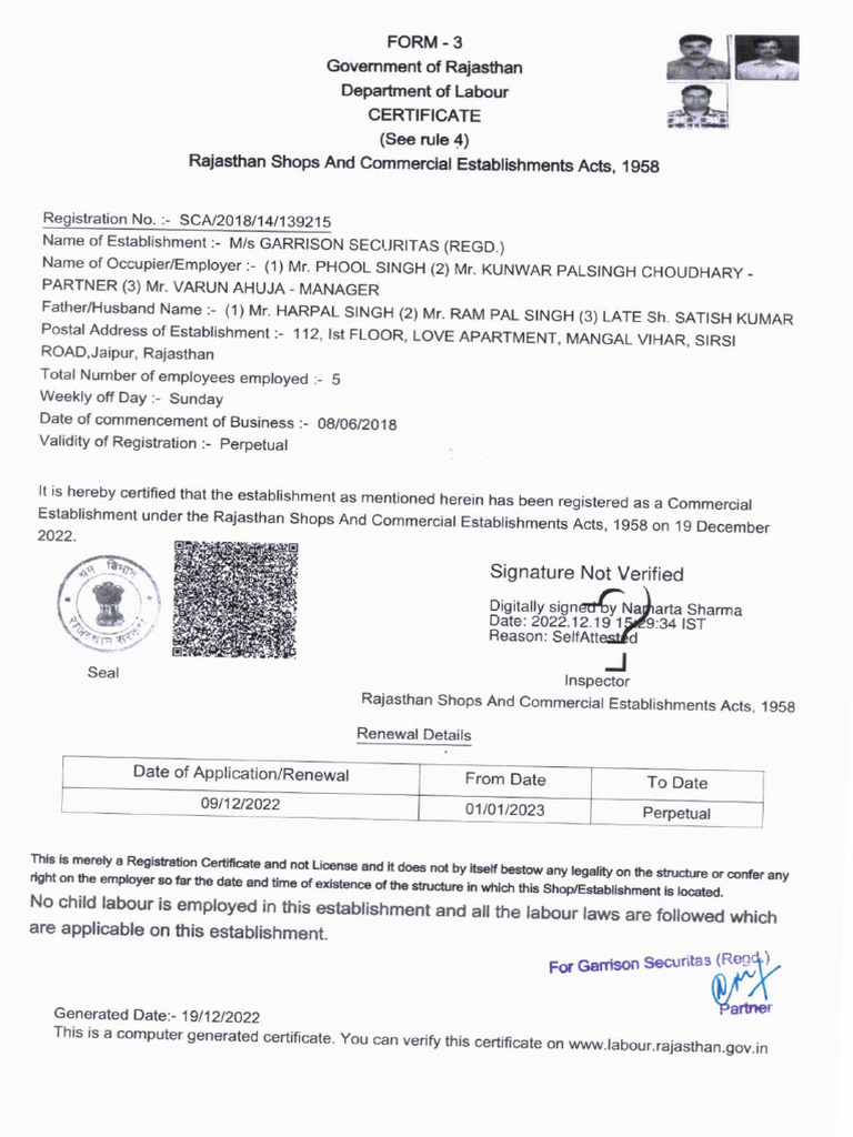 Rajasthan Address | PDF