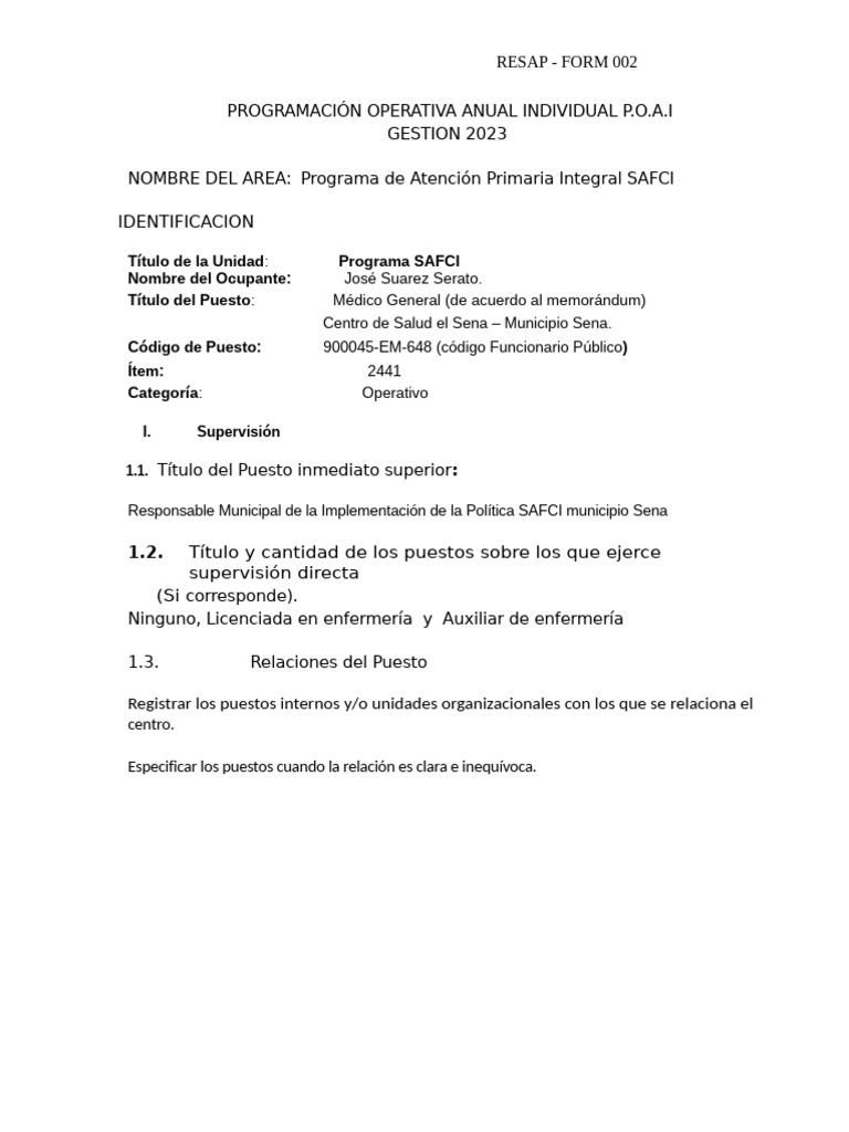 Poai 2023 Jose | PDF