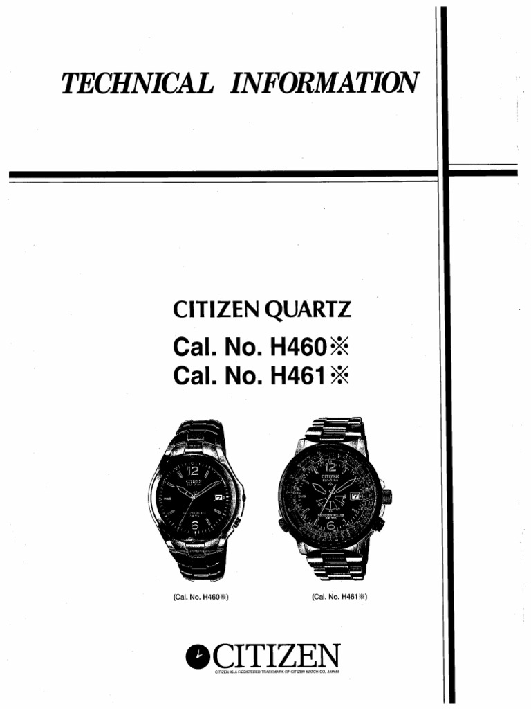 Citizen AS2040 H460 | PDF
