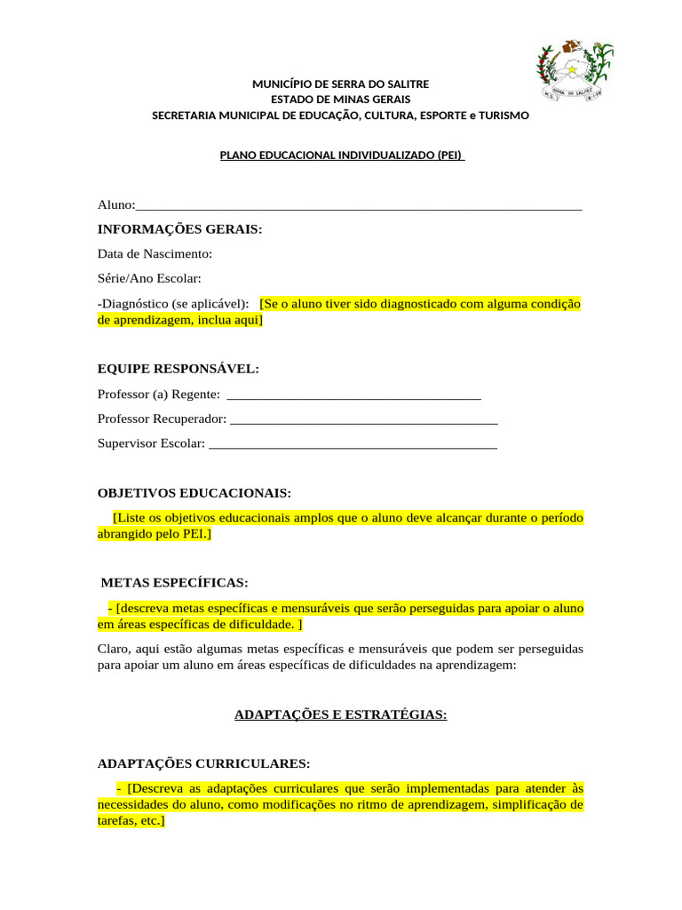 PEI Simplificado | PDF